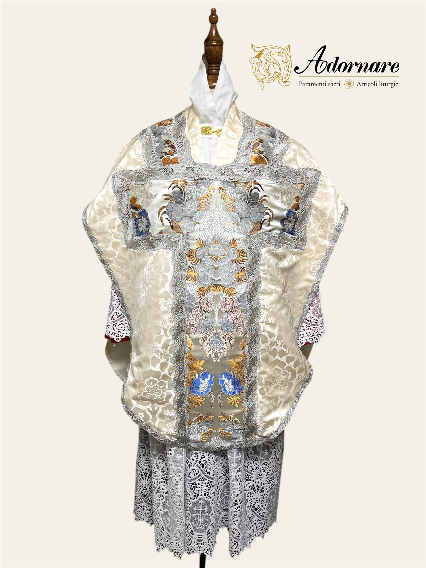 St Philip Neri Chasuble Low Mass Set (Marian) / Pianeta San Filippo in ...